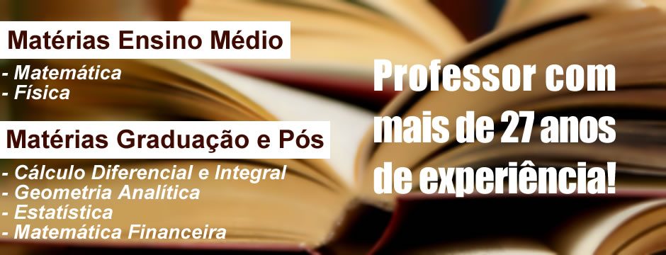Aulas Particulares de Matemática - São Paulo